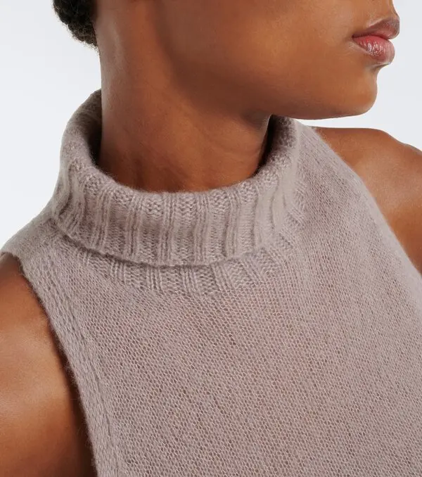 TOM FORD Cashmere And Silk-blend High-neck Vest