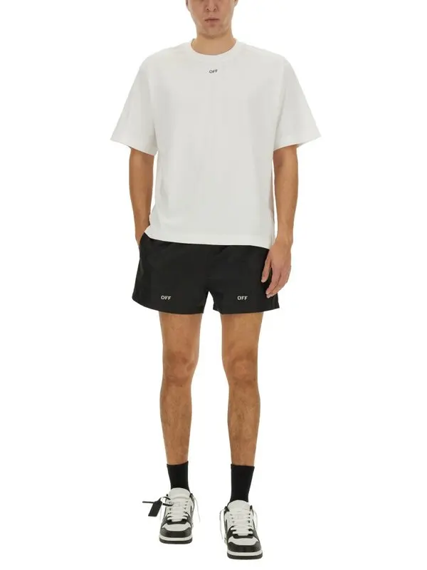 Off-White Boxer Swimsuit