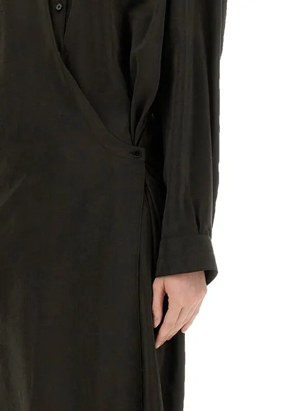 LEMAIRE Straight Collar Twisted Dress