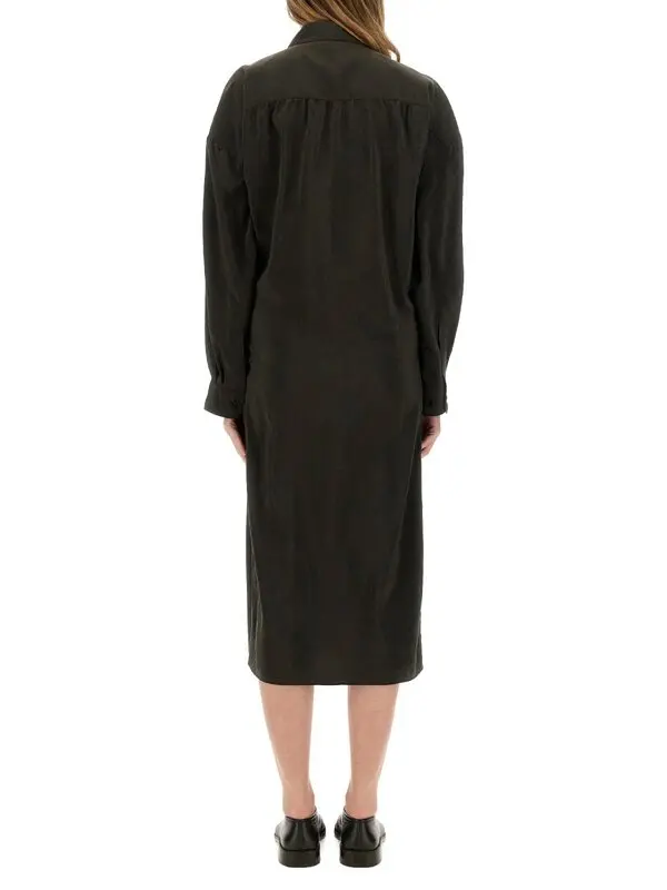 LEMAIRE Straight Collar Twisted Dress