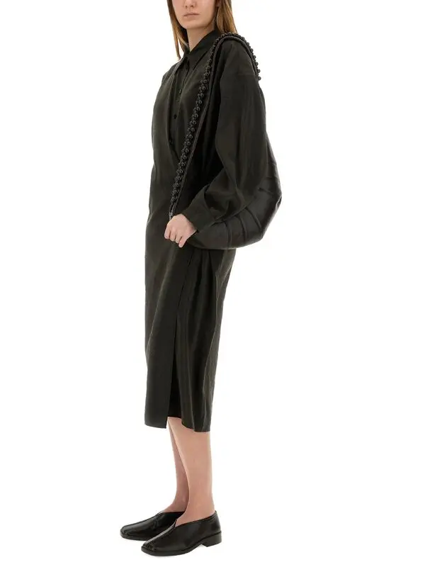 LEMAIRE Straight Collar Twisted Dress