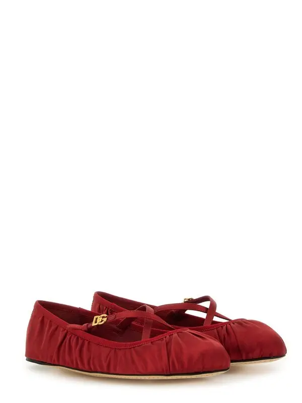 Dolce & Gabbana Satin Ballerina