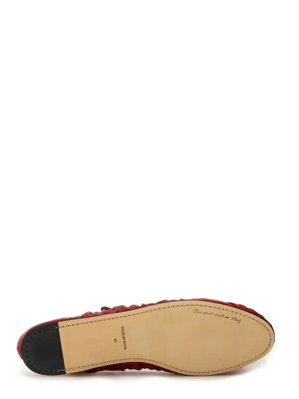 Dolce & Gabbana Satin Ballerina