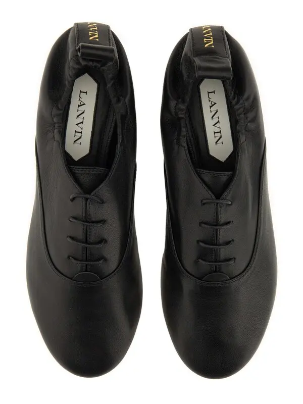 LANVIN Lace-up Slipper