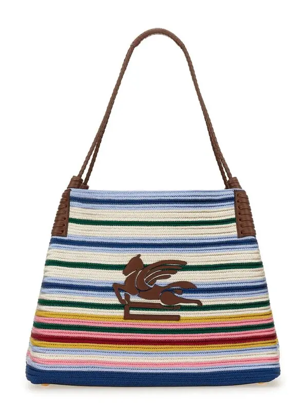 Etro Libra Paisley Medium Shopping Bag - Multicolor