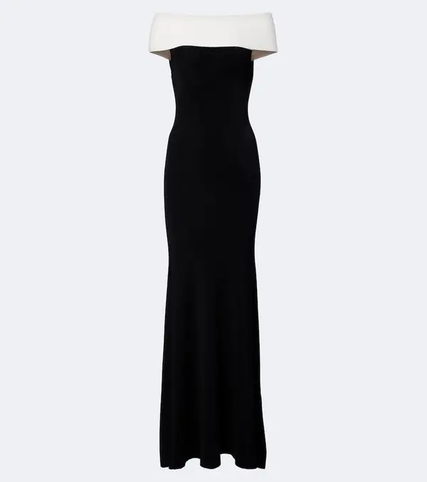 Roland Mouret Off-shoulder Gown