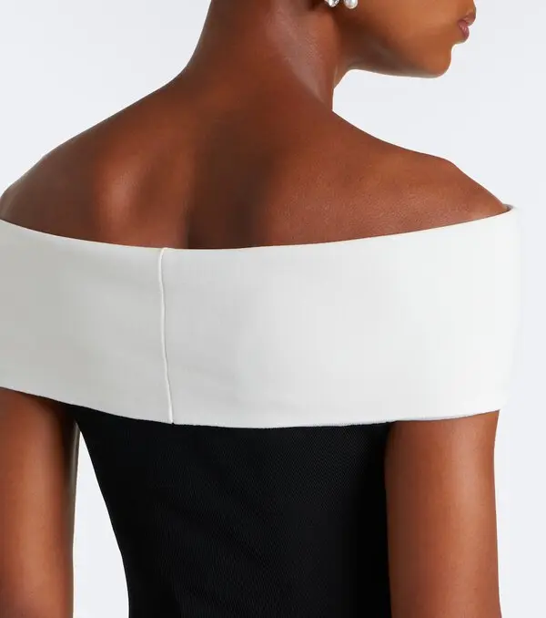 Roland Mouret Off-the-shoulder Gown
