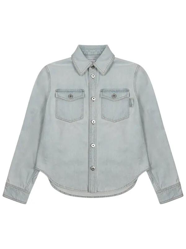 Bottega Veneta Extra Bleach Denim Shirt - Blue