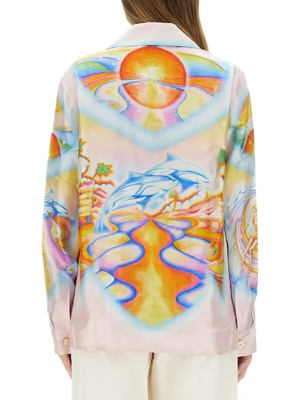 Casablanca Silk Printed Shirt - Multicolor