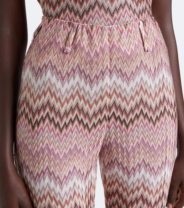 Missoni Zigzag High-rise Flared Pants