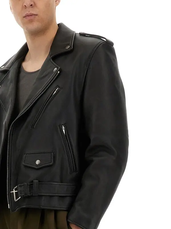 Saint Laurent Leather Biker Jacket