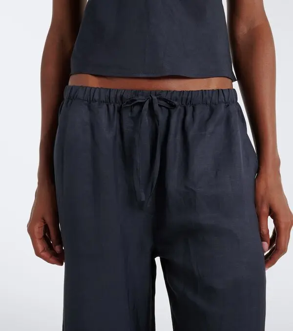 LESET Daniel Wide-leg Pants - Blue