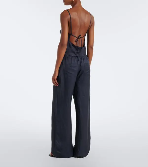 LESET Daniel Wide-leg Pants - Blue