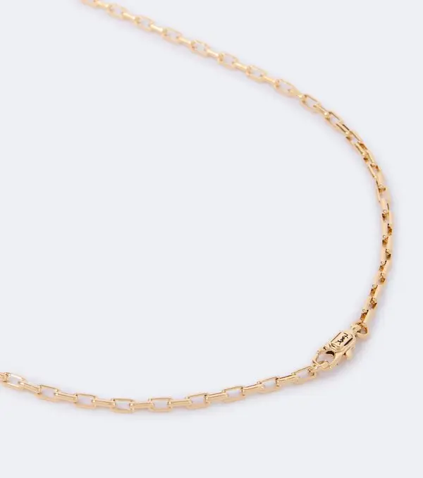 Saint Laurent Cassandre Pendant Necklace