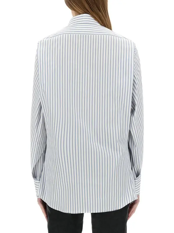 MAISON MARGIELA Striped Cotton Shirt - Multicolor