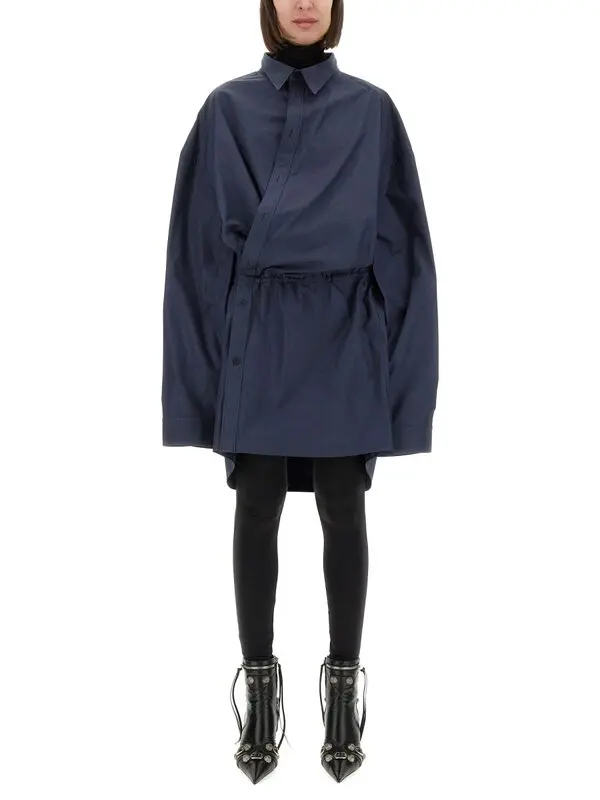 Balenciaga Mini Shirt Style Dress
