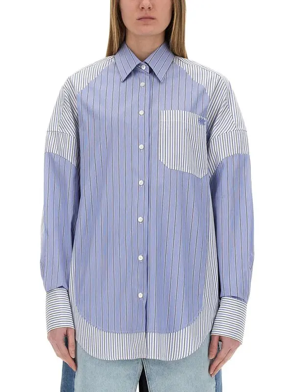 Stella McCartney Mixed Stripe Button-up Shirt - Multicolor