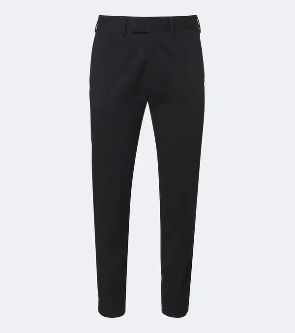TOM FORD Cotton Twill Straight Chinos - Black