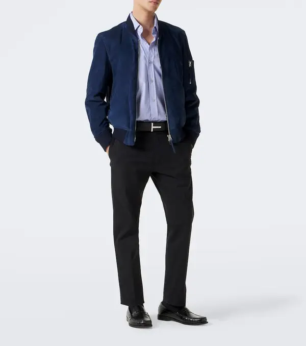 TOM FORD Cotton Twill Straight Chinos