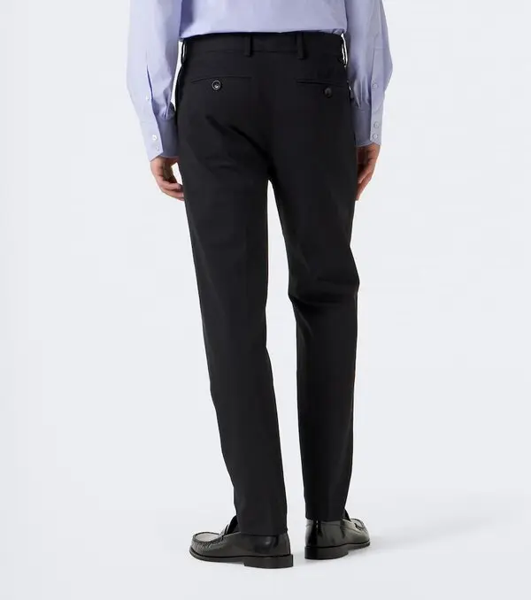 TOM FORD Cotton Twill Straight Chinos
