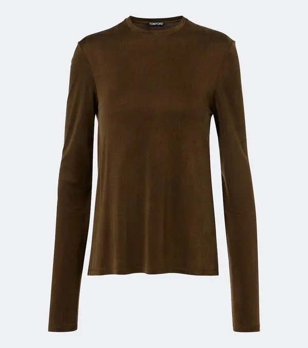 TOM FORD Jersey T-shirt - Green