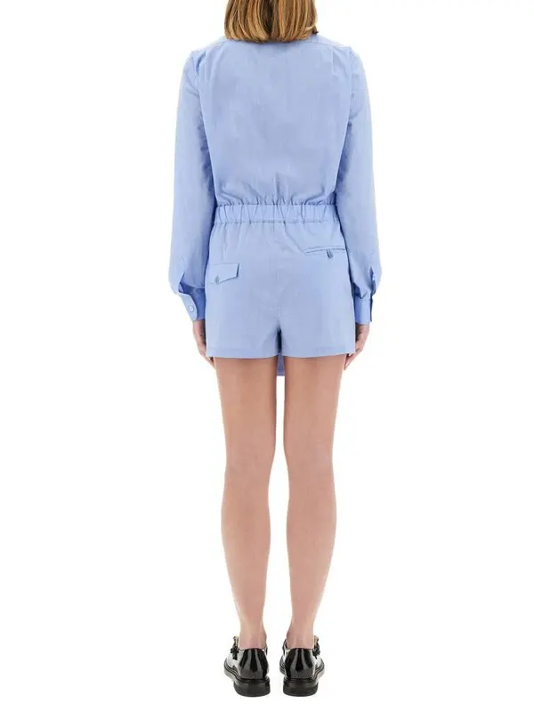 Moschino Poplin Chemise Jumpsuit