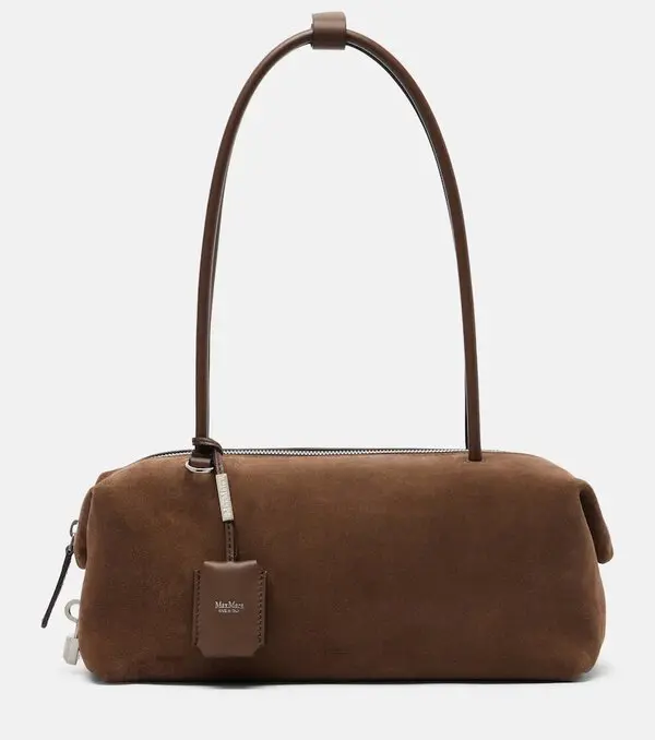 Max Mara Suede Shoulder Bag - Brown