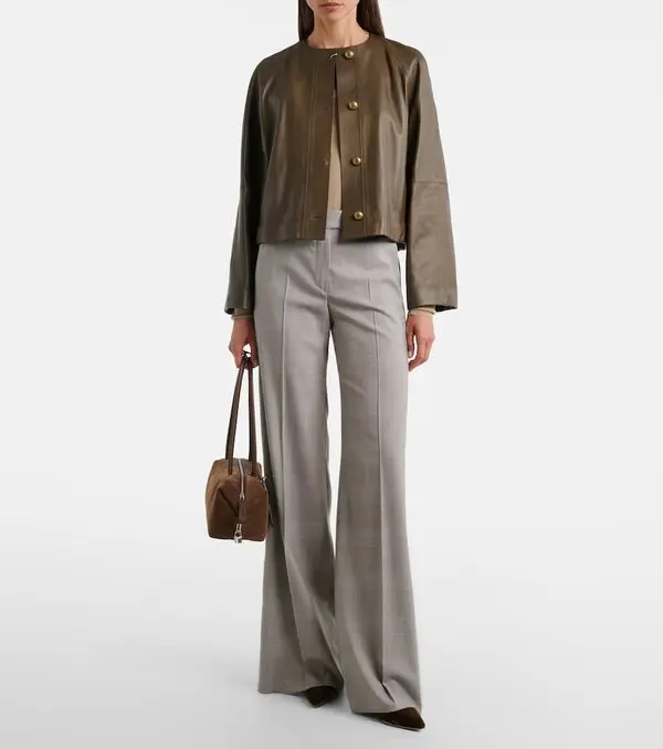 Max Mara Suede Shoulder Bag - Brown