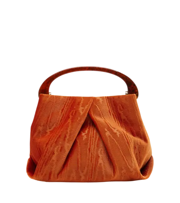 Dries Van Noten Velvet Top-handle Bag - Orange