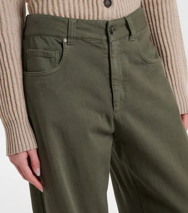 Brunello Cucinelli Monili Wide-leg Jeans
