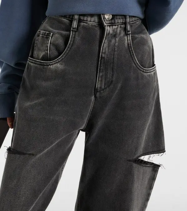 MAISON MARGIELA Wide-leg Jeans - Black