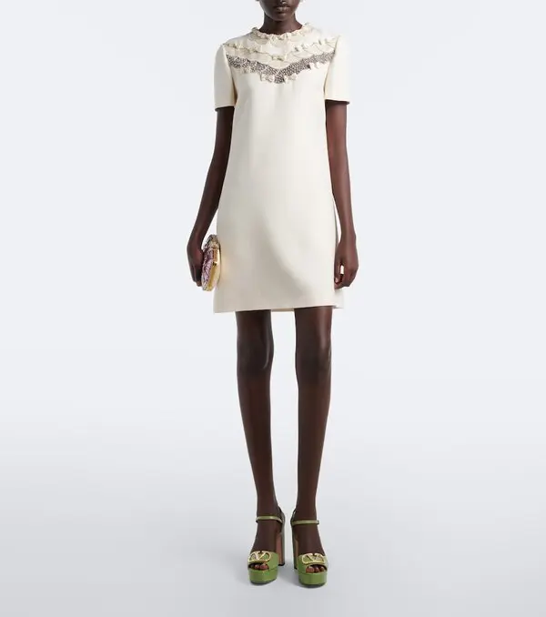 Valentino Garavani Vlogo Embellished Leather Platform Sandals