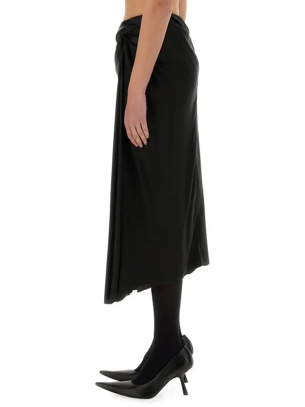 Balenciaga Draped Skirt