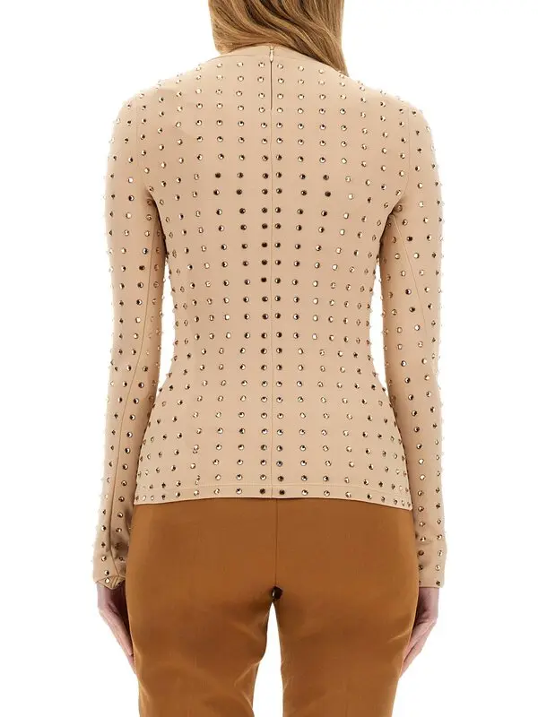 Sportmax Negus Top With Crystals