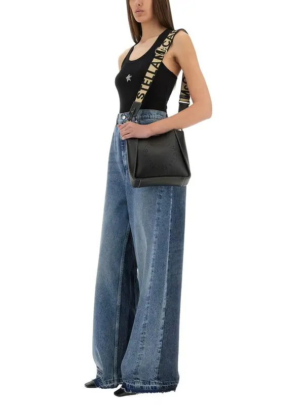Stella McCartney Wide-leg Jeans With Contrasting Panels