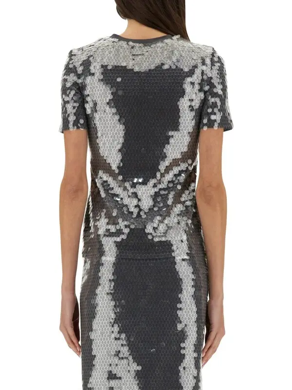 Sportmax Kibbutz Sequined Top - Black