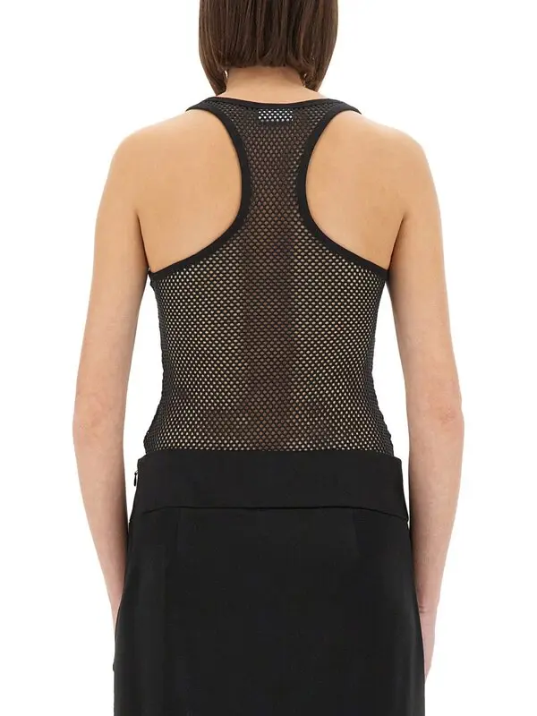 COURREGES Mesh Tank Top