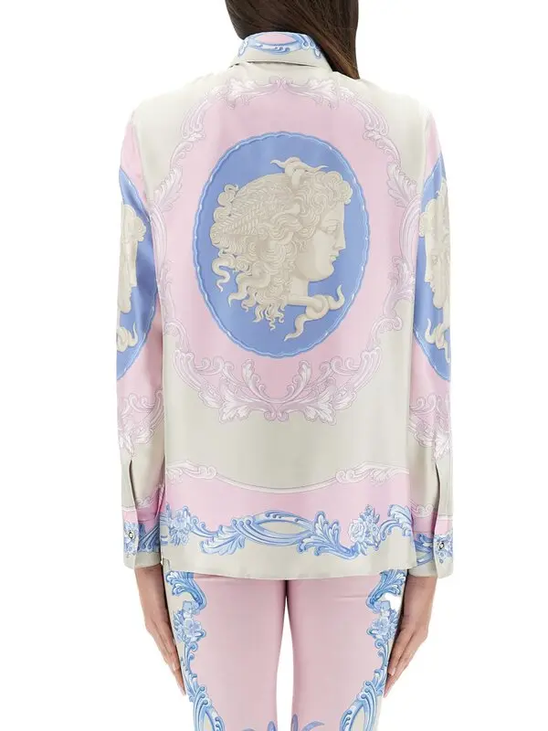 Versace Cameo Print Shirt - Pink