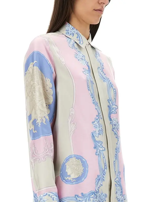 Versace Cameo Print Shirt - Pink