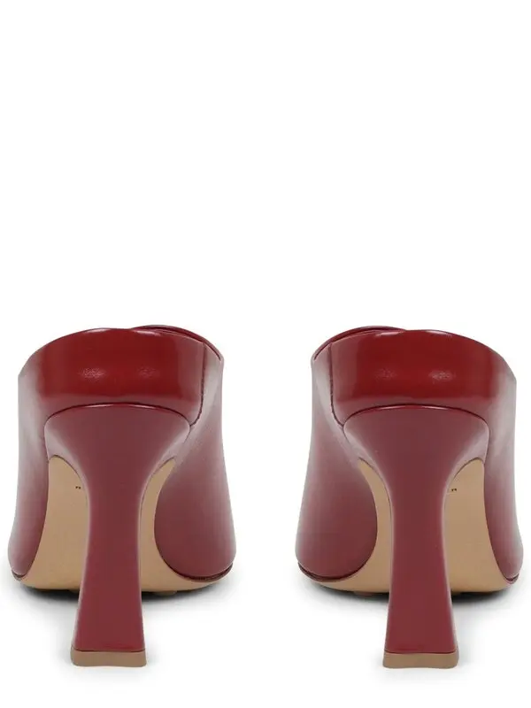 Bottega Veneta Lamb Leather Mule Shoe - Red
