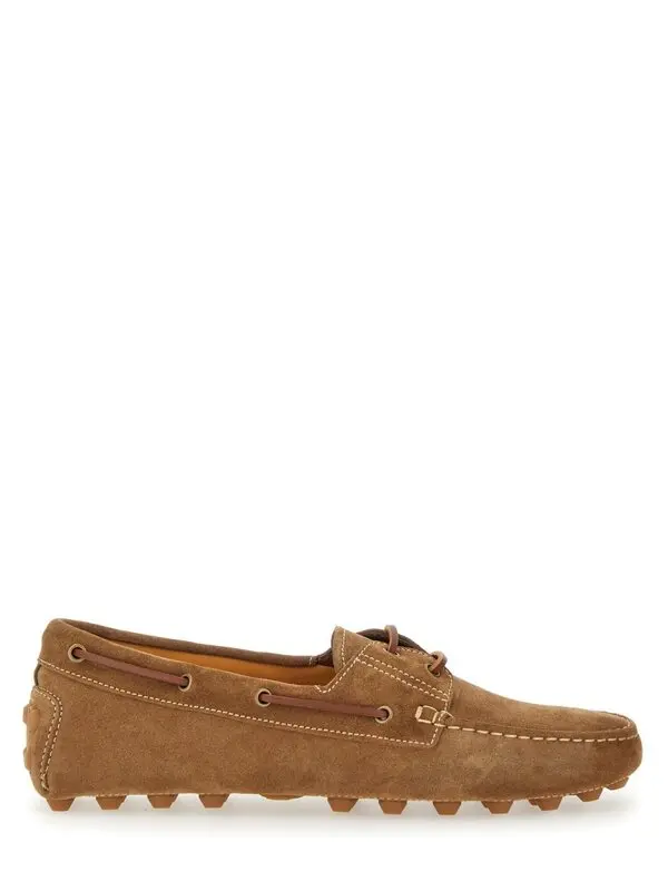 TOD'S Suede Loafer - Brown