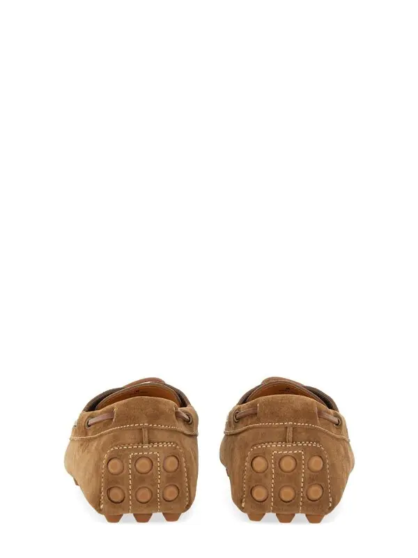 TOD'S Suede Loafer - Brown