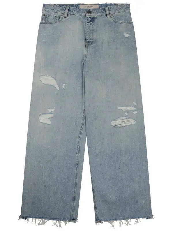 GOLDEN GOOSE Melody Distressed Jeans - Blue