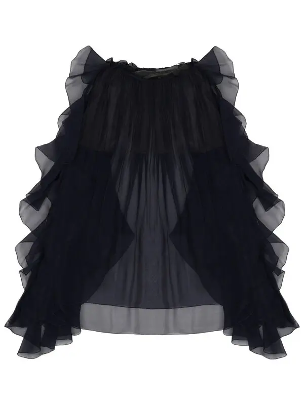 Alberta Ferretti Silk Shirt - Blue