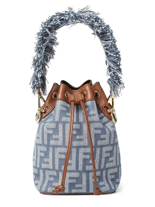 Fendi Mon Tresor Bag In Jacquard Ff