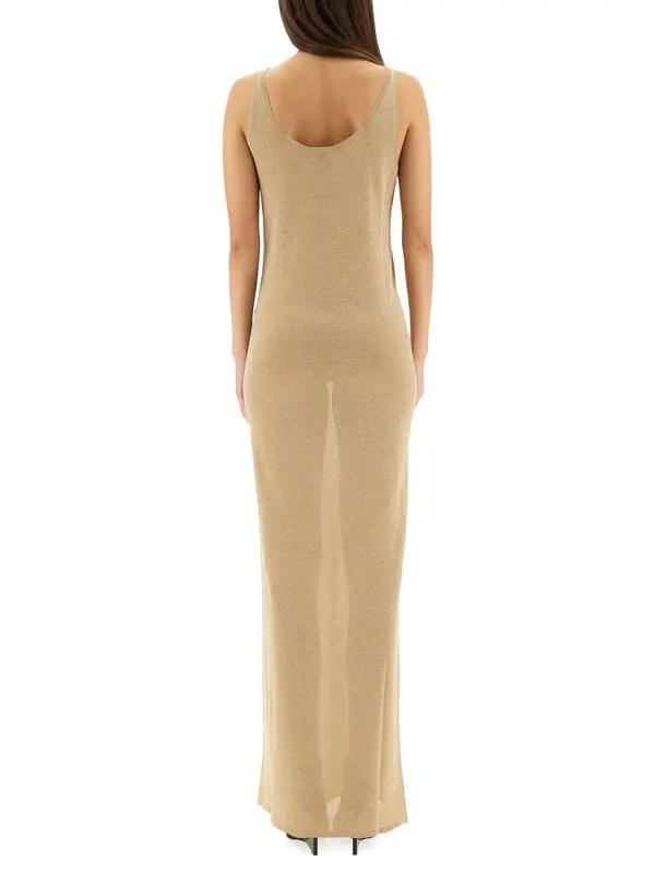 Saint Laurent Lurex Knit Dress