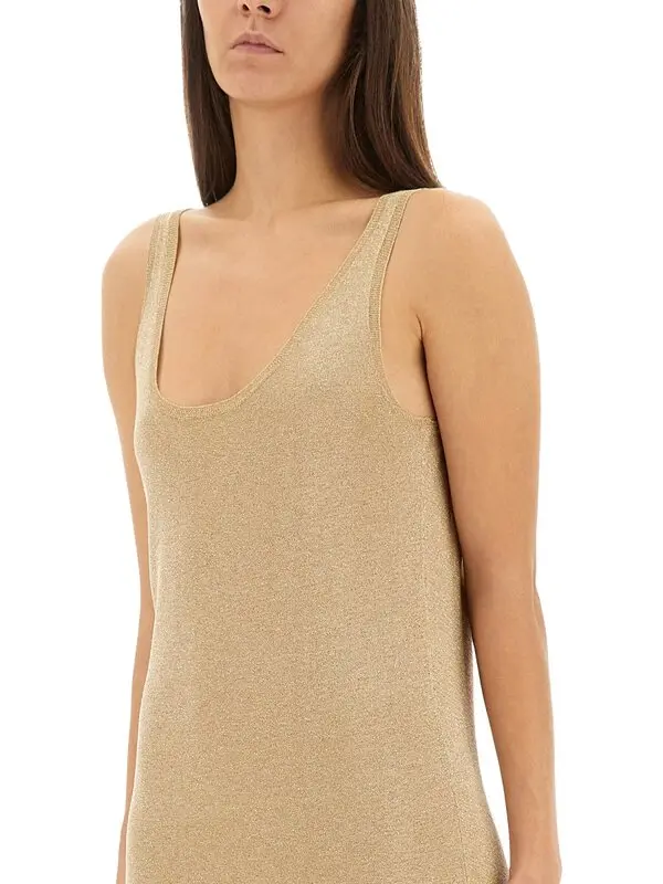 Saint Laurent Lurex Knit Dress