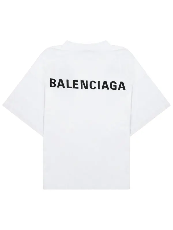 Balenciaga Cropped Logo T-shirt