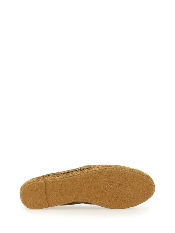 Saint Laurent Espadrilles In Gabardine - Green