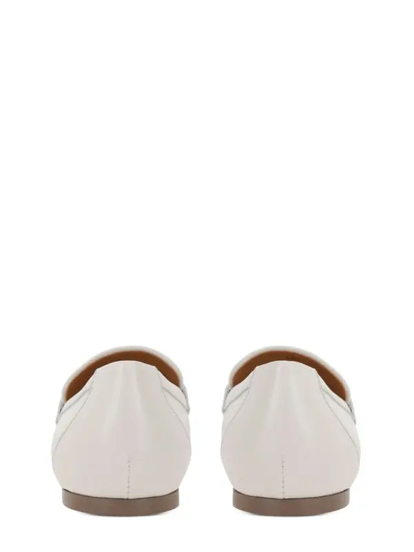 TOD'S Mocassino In Pelle Loafers - White